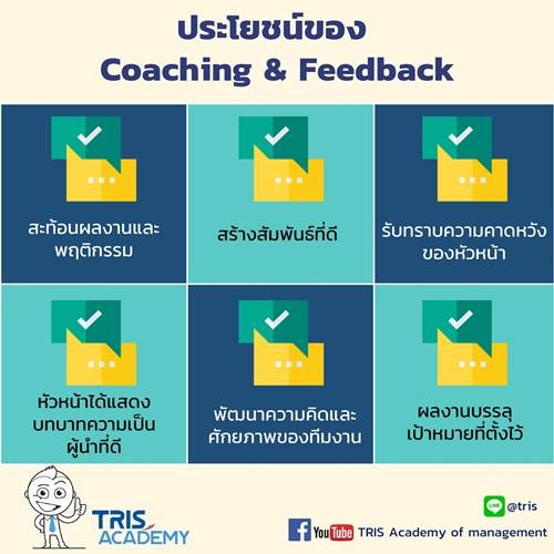 ประโยชน์ของ Coaching & Feedback - TRIS Corporation